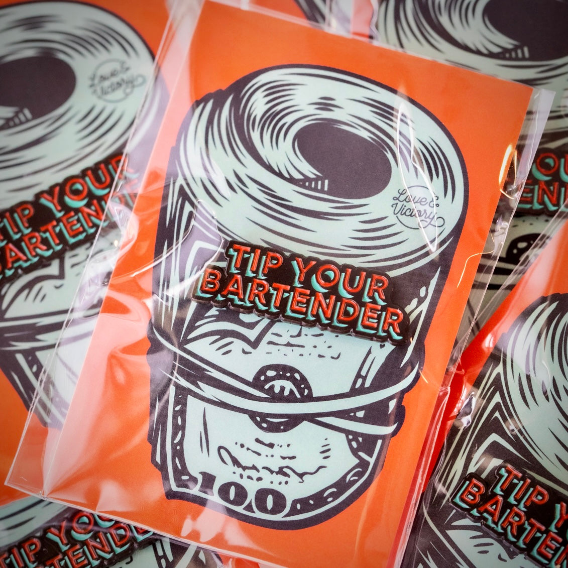 Tip Your Bartender Pin – Mover & Shaker Co