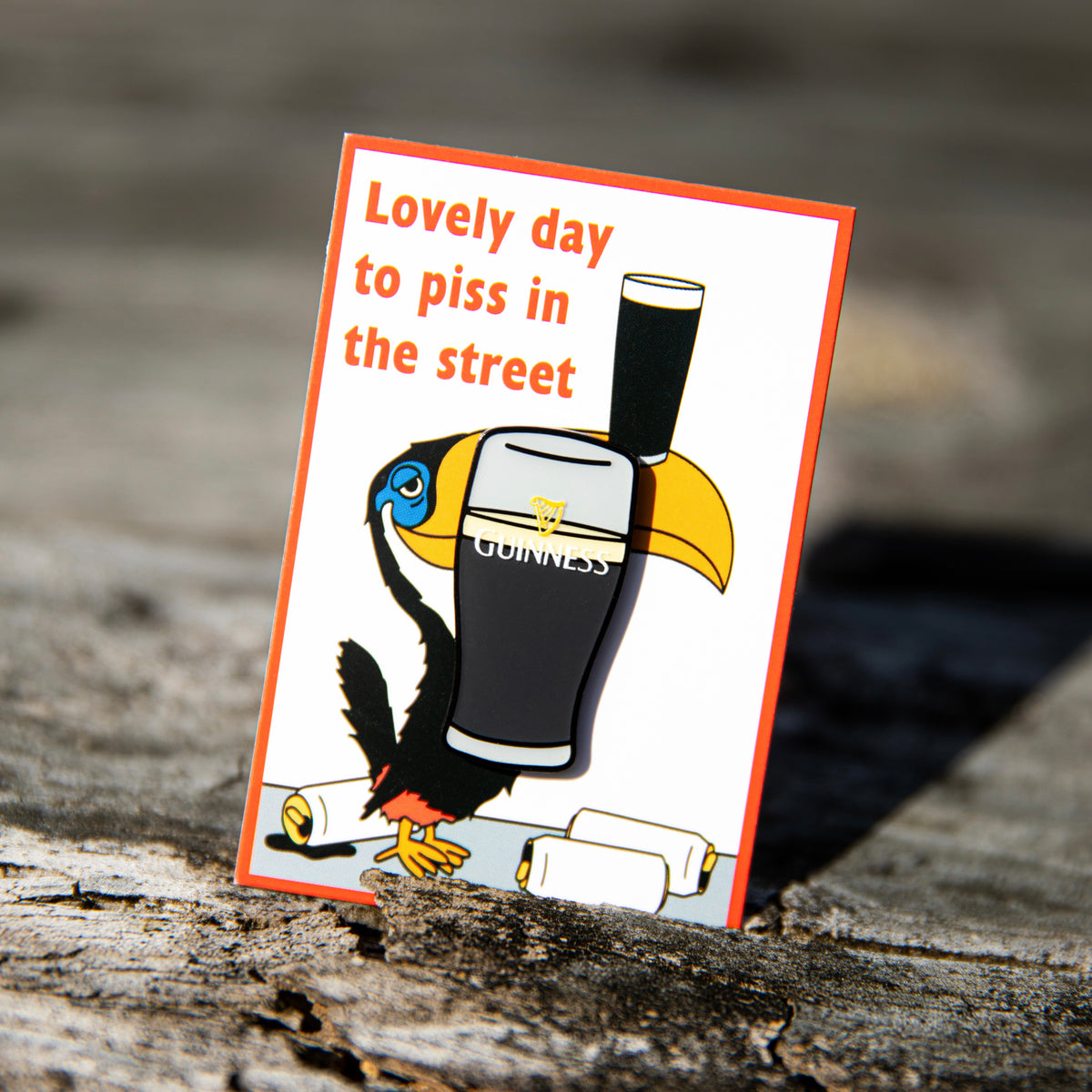 ‘Split the G’ Guinness Pin – Mover & Shaker Co