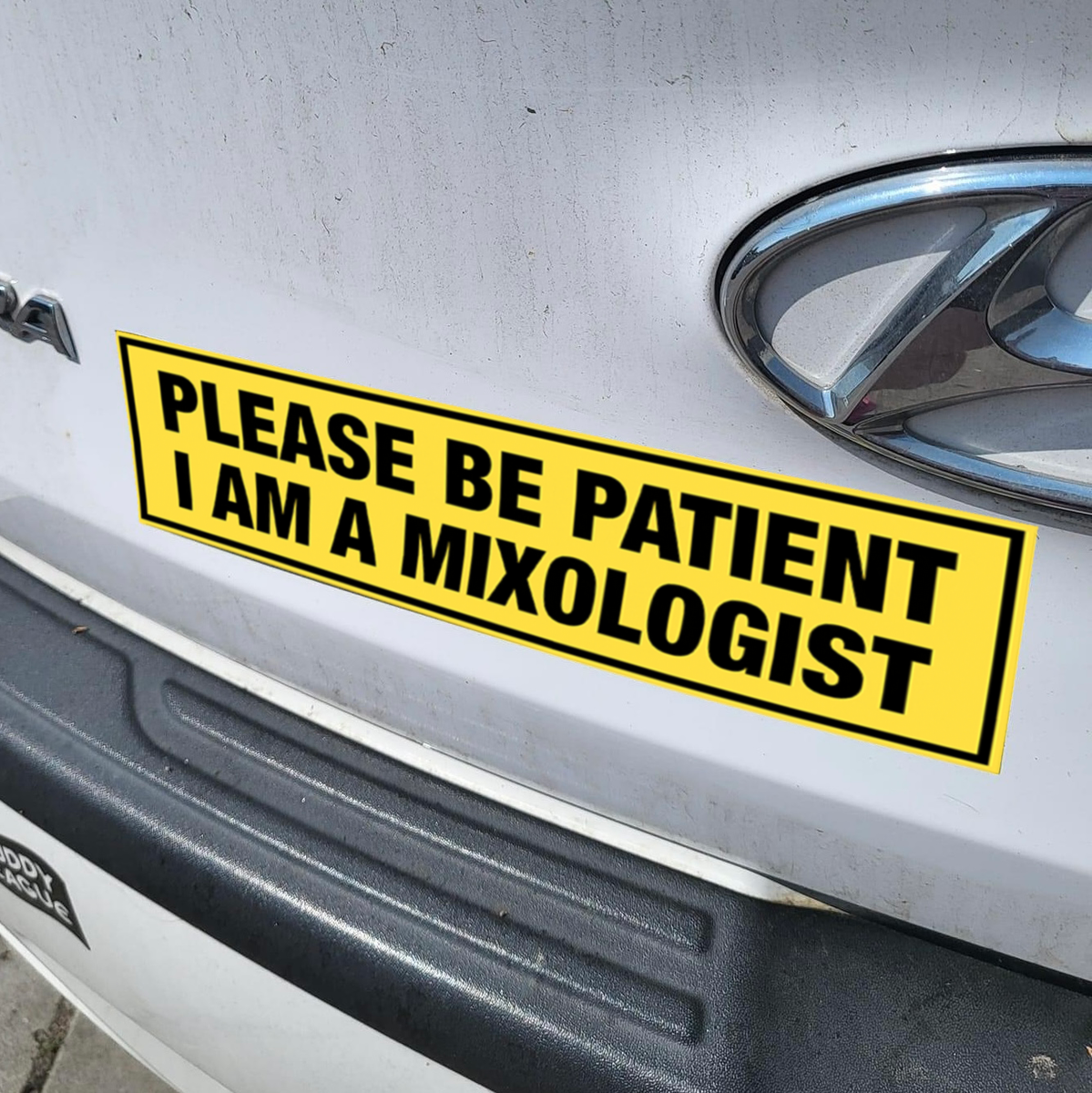 Please Be Patient I Am A Mixologist Bumper Sticker – Mover & Shaker Co