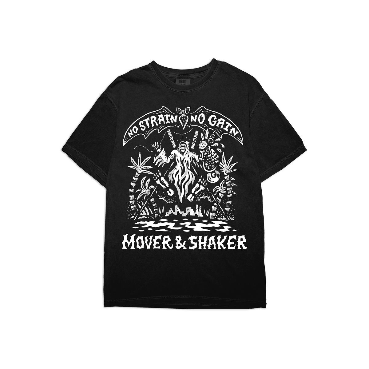 No Strain No Gain T-Shirt – Mover & Shaker Co